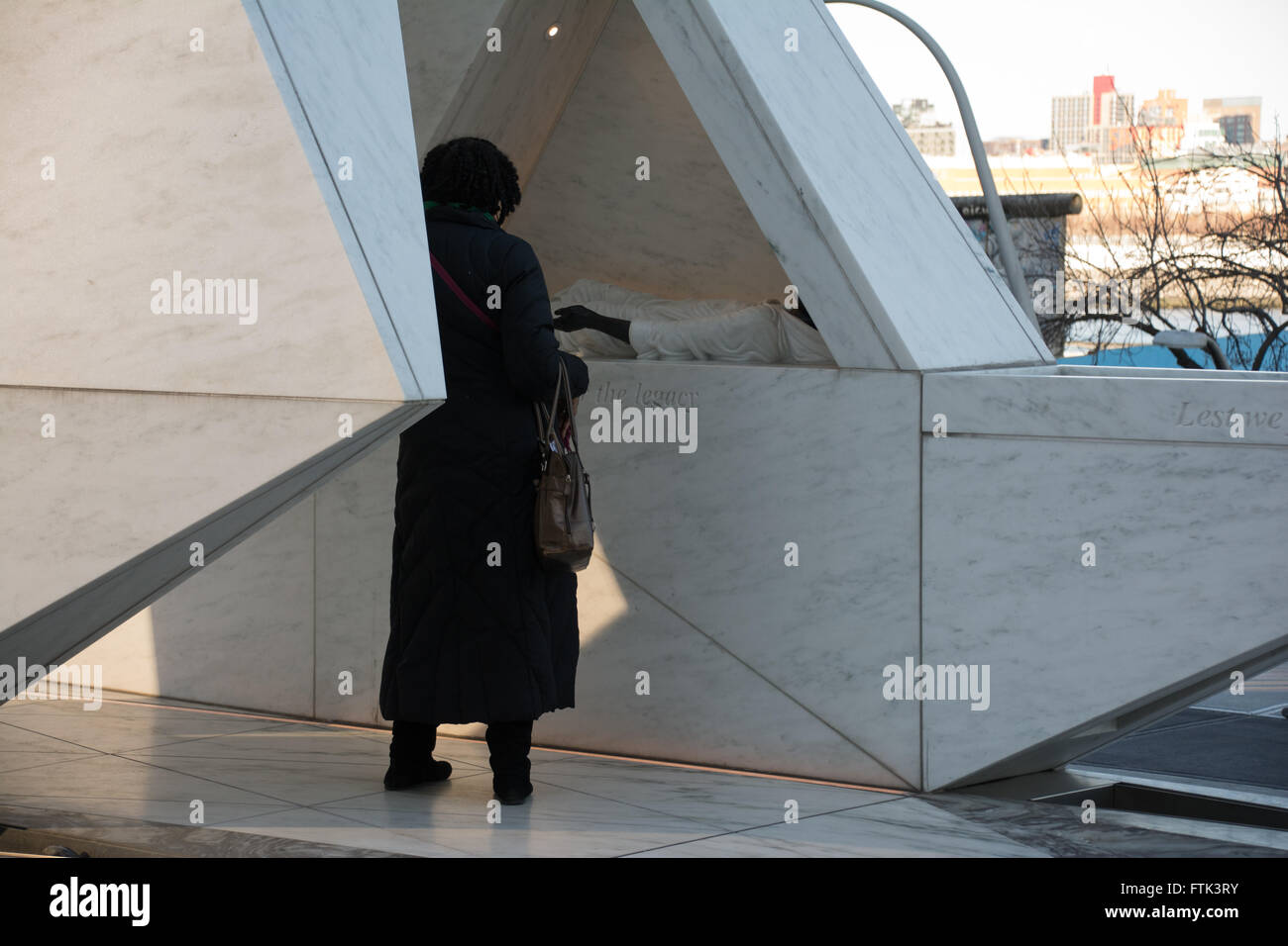 New York, NY. 29th March 2016. The Ark of Return, the UN's permanent ...