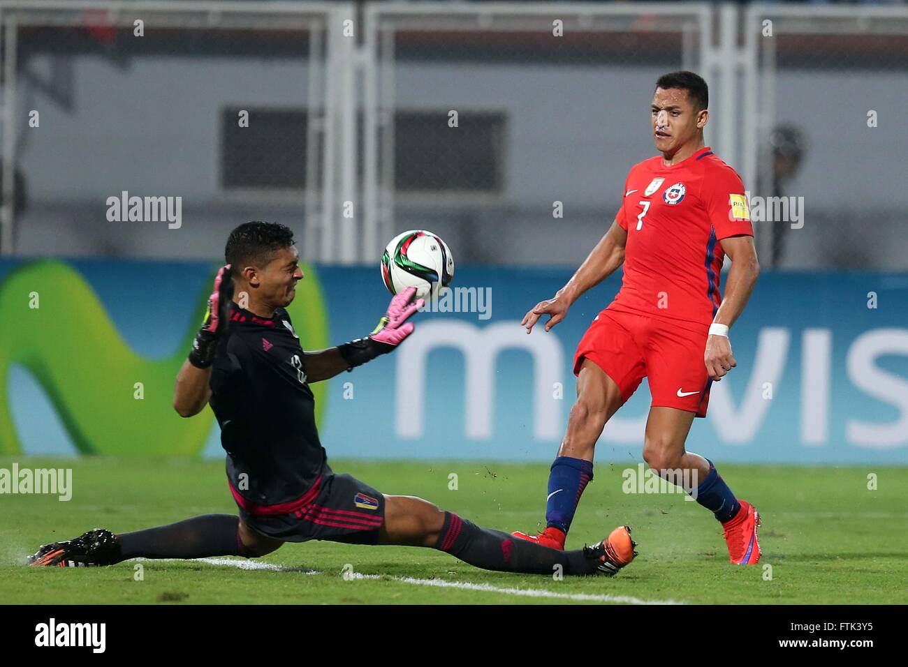 Barinas, Venezuela. 29th Mar, 2016. Image provided by Chile's National ...