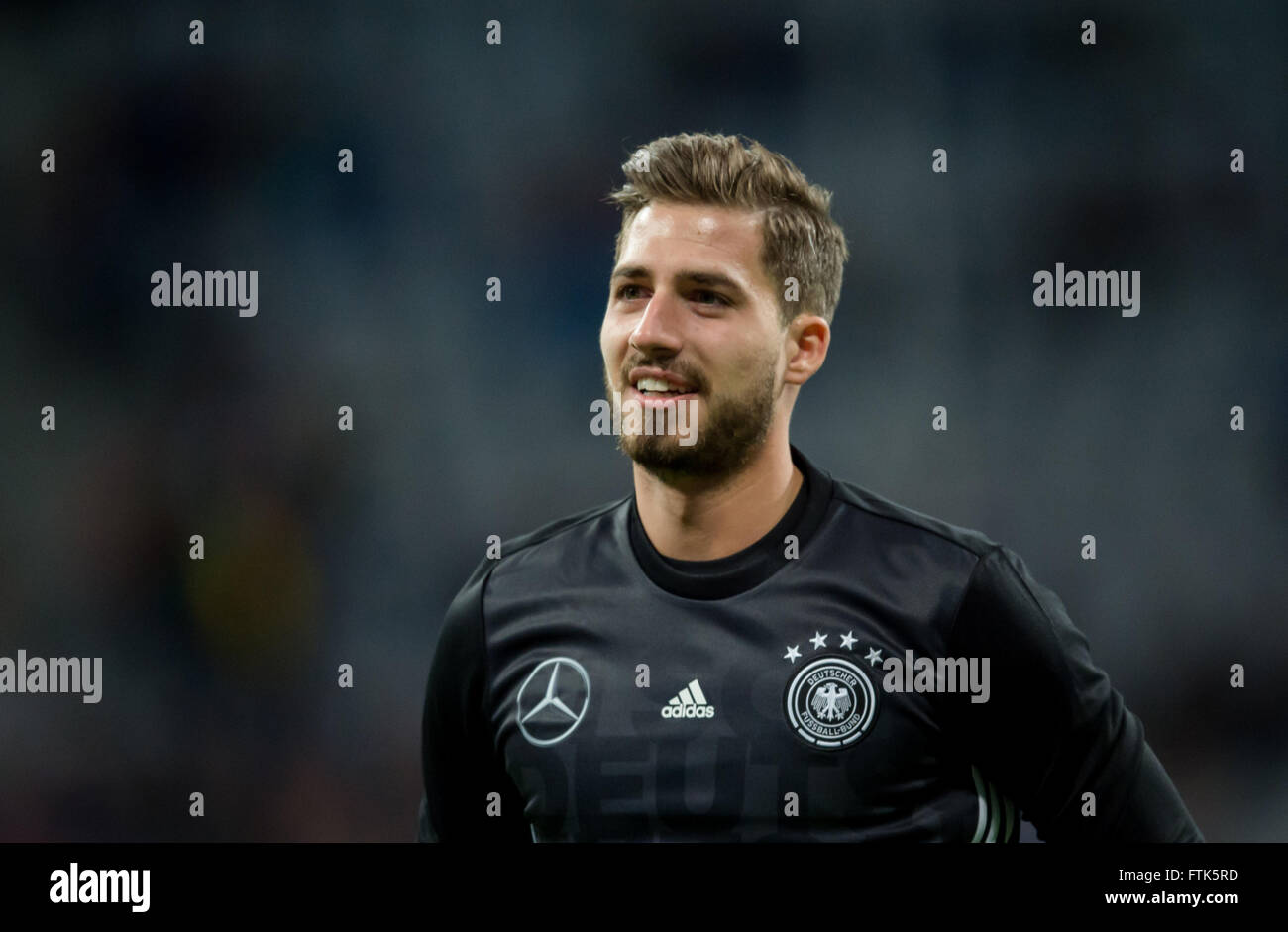 Munich, Germany. 29th Mar, 2016. Germany's goalkeeper Kevin Trapp ...