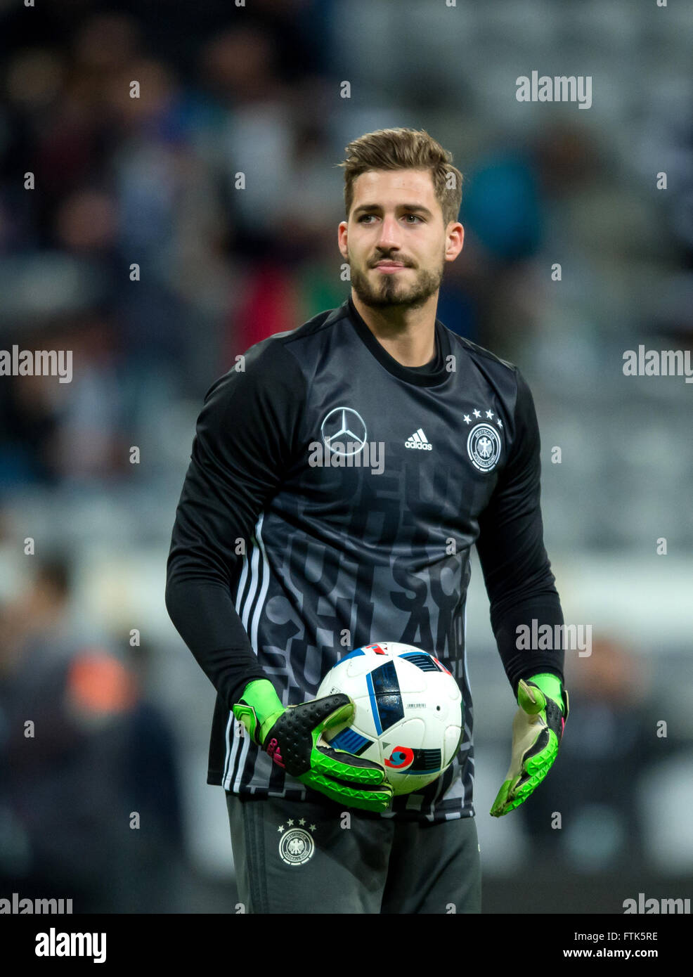 Munich, Germany. 29th Mar, 2016. Germany's goalkeeper Kevin Trapp ...