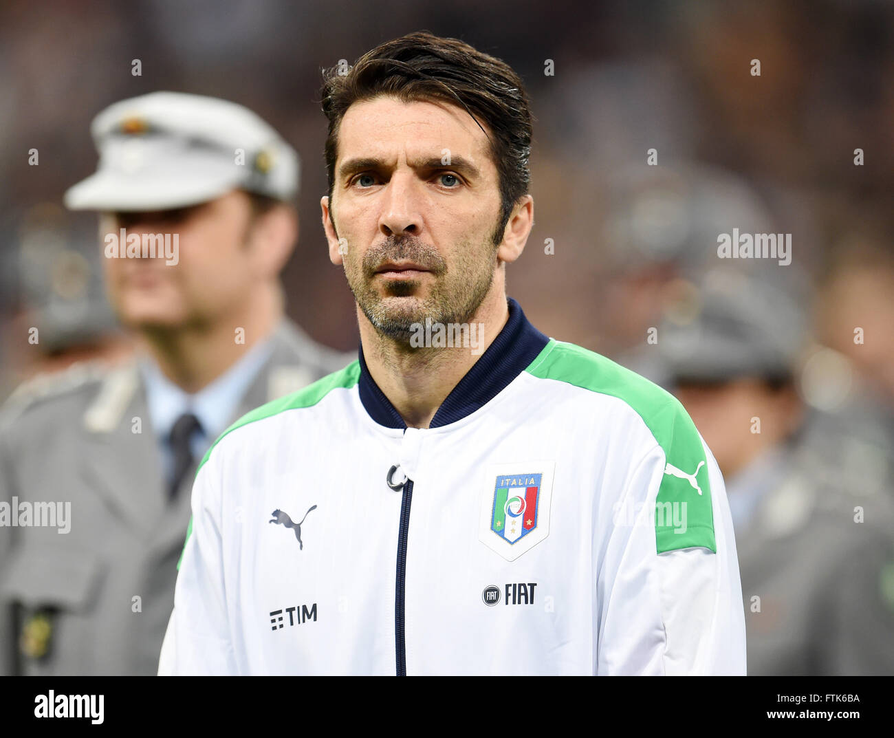 Munich, Germany. 29th Mar, 2016. Italy's goalkeeper Gianluigi Buffon ...