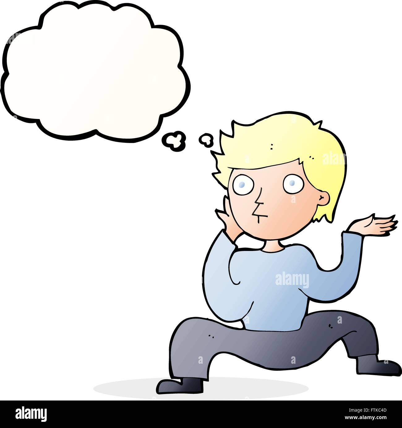 Cartoon boy doing crazy dance hi-res stock photography and images - Alamy