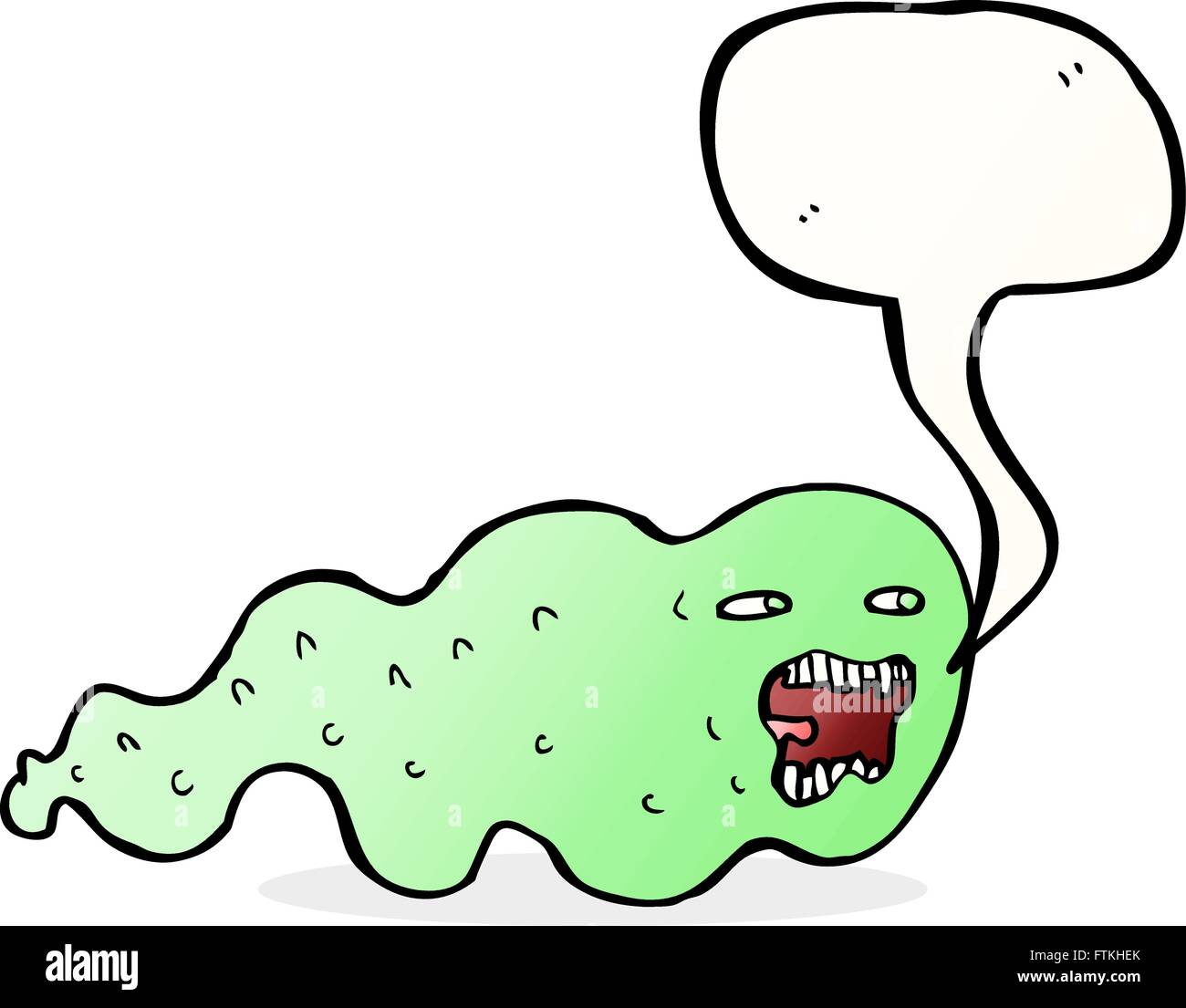 cartoon ghost with speech bubble Stock Vector Image & Art - Alamy