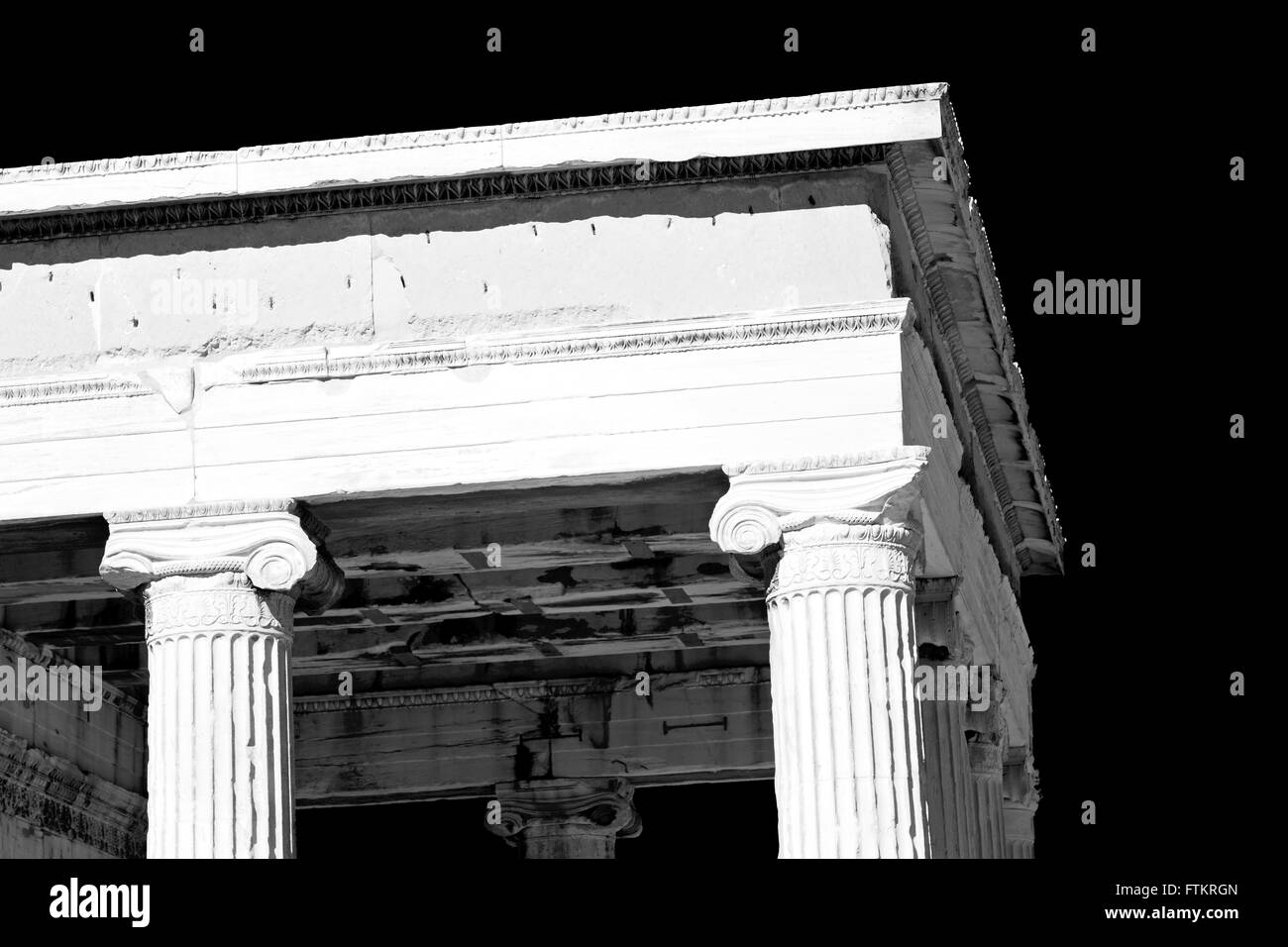 in greece the old architecture and historical place parthenon athens ...