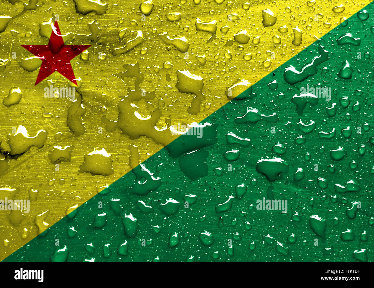 State of Acre flag with rain drops Stock Photo - Alamy