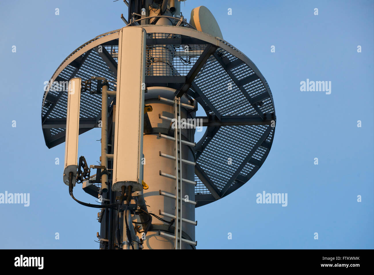 Communication tower sunset background hi-res stock photography and ...