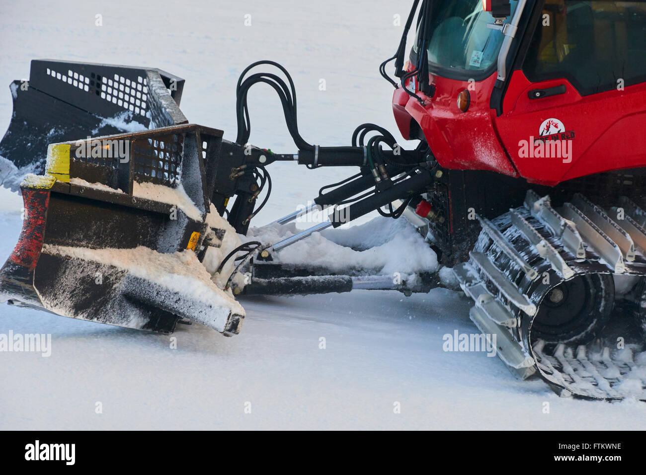 Snowcat on snowy mountain hi-res stock photography and images - Alamy