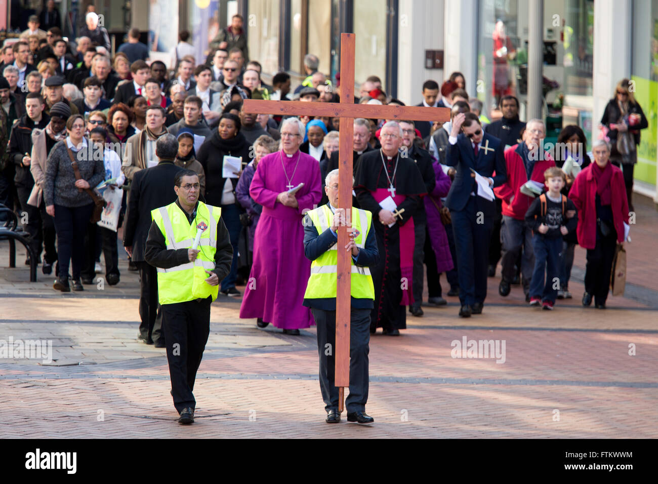 The "Walk of Witness" through Birmingham City Centre on Easter "Good ...