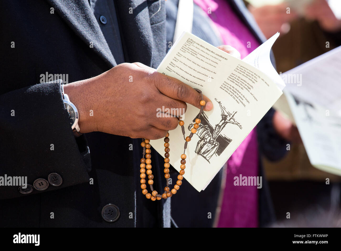 The "Walk of Witness" through Birmingham City Centre on Easter "Good ...