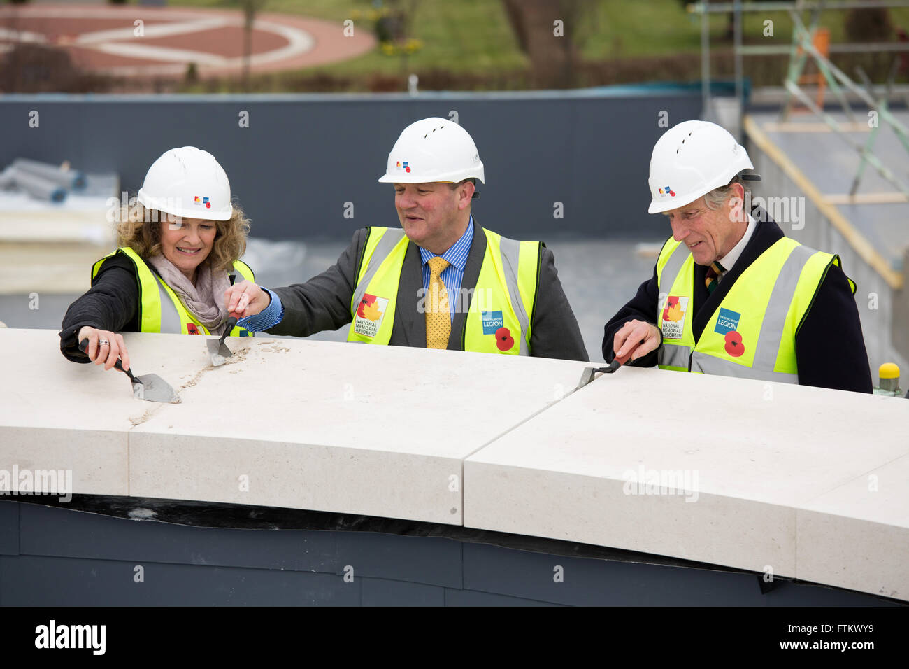 National Memorial Arboretum Topping Out High Resolution Stock ...