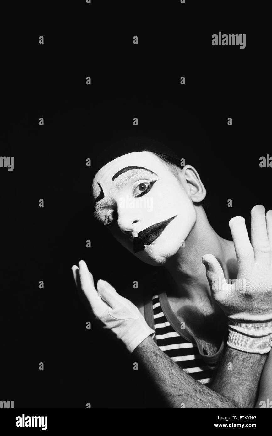 Sad Mime Face