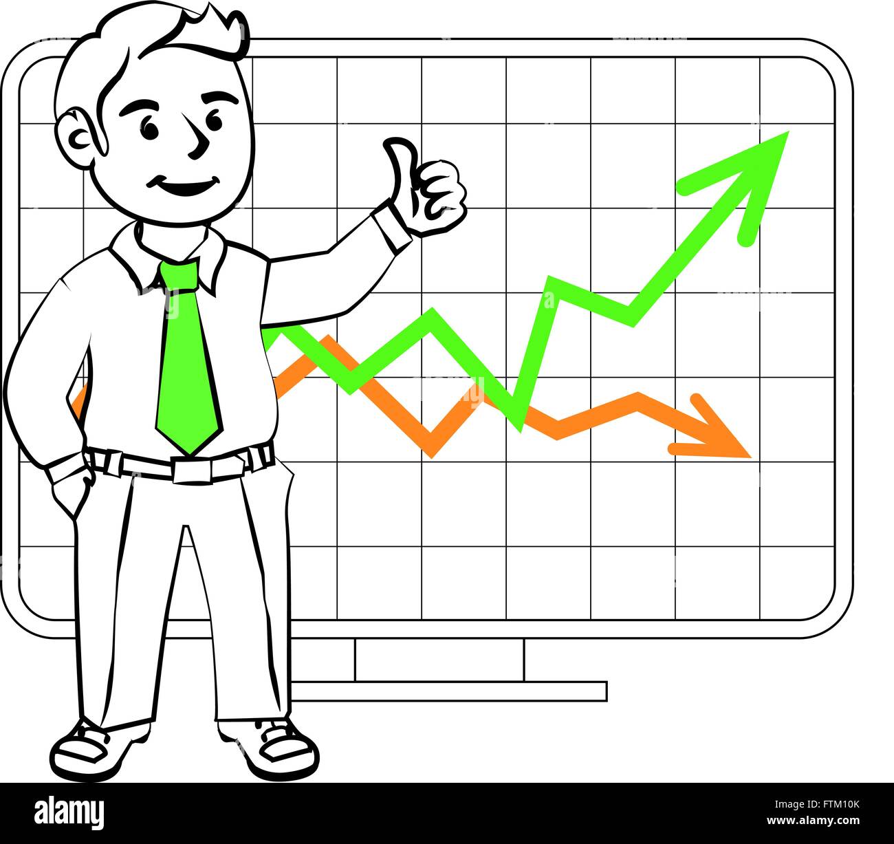 Market trader trading Stock Vector Images - Alamy