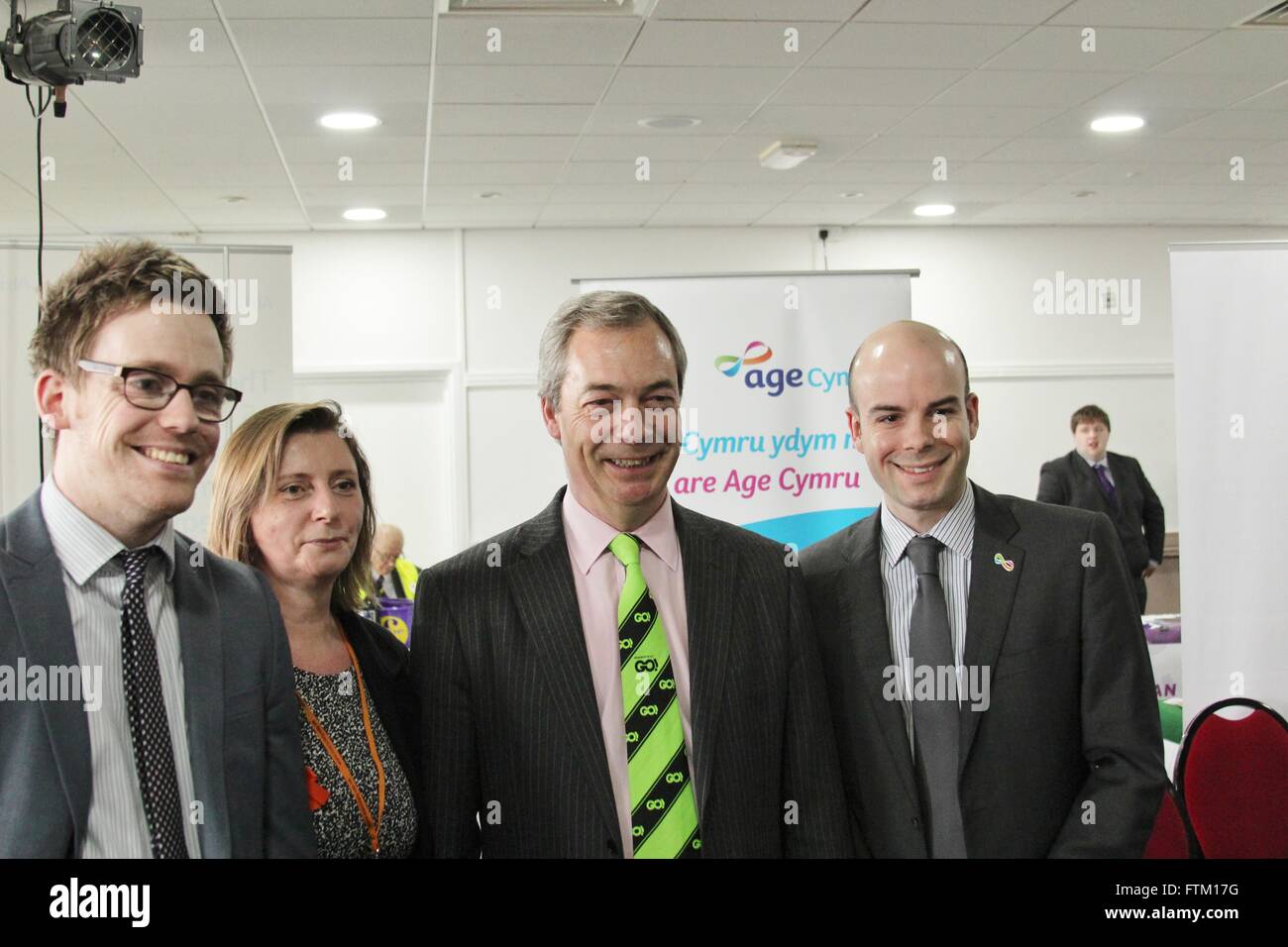 UKIP spring conference at Venue Cymru Featuring: Nigel Farage Where ...
