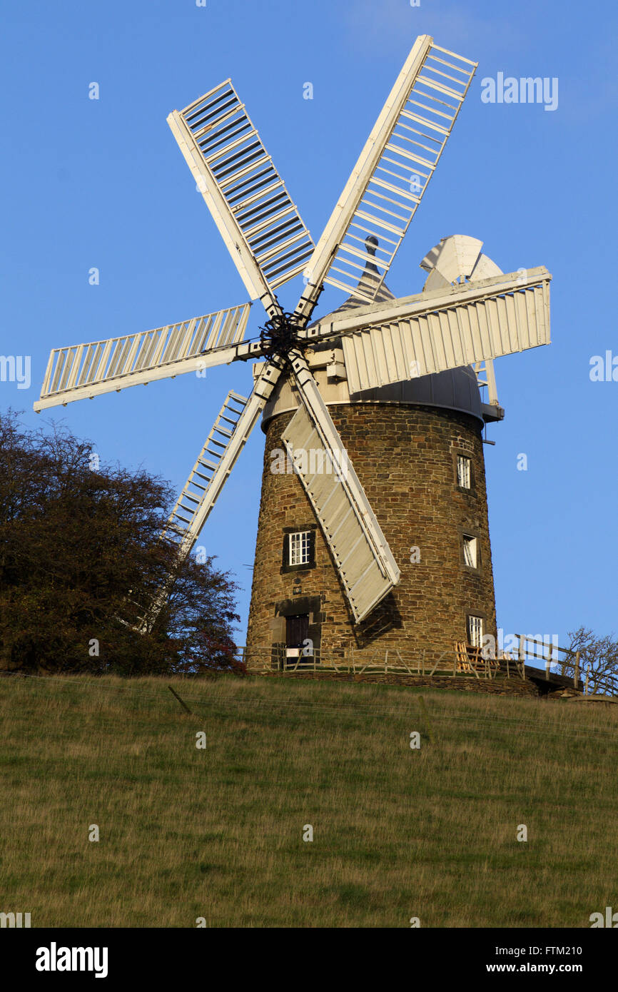 Heage Windmill Belper Stock Photo - Alamy