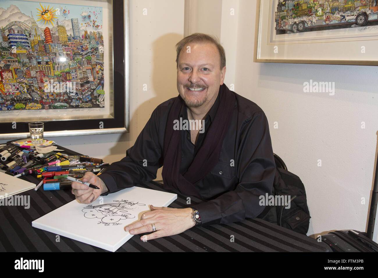 Pop artist Charles Fazzino opens his new exhibition at the Mensing ...