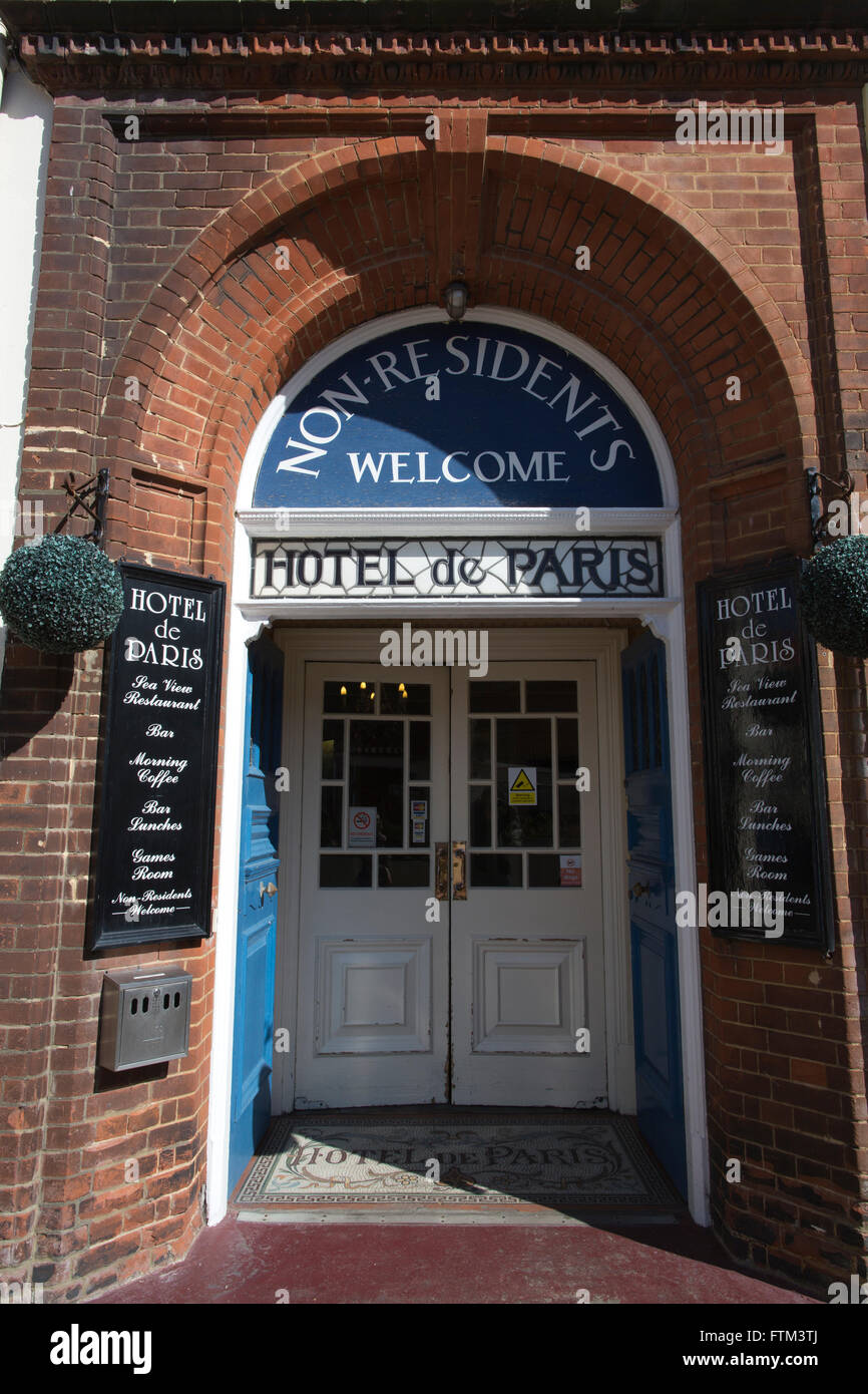 Hotel de Paris, Cromer, Norfolk coastal town, East Anglia, England, UK ...