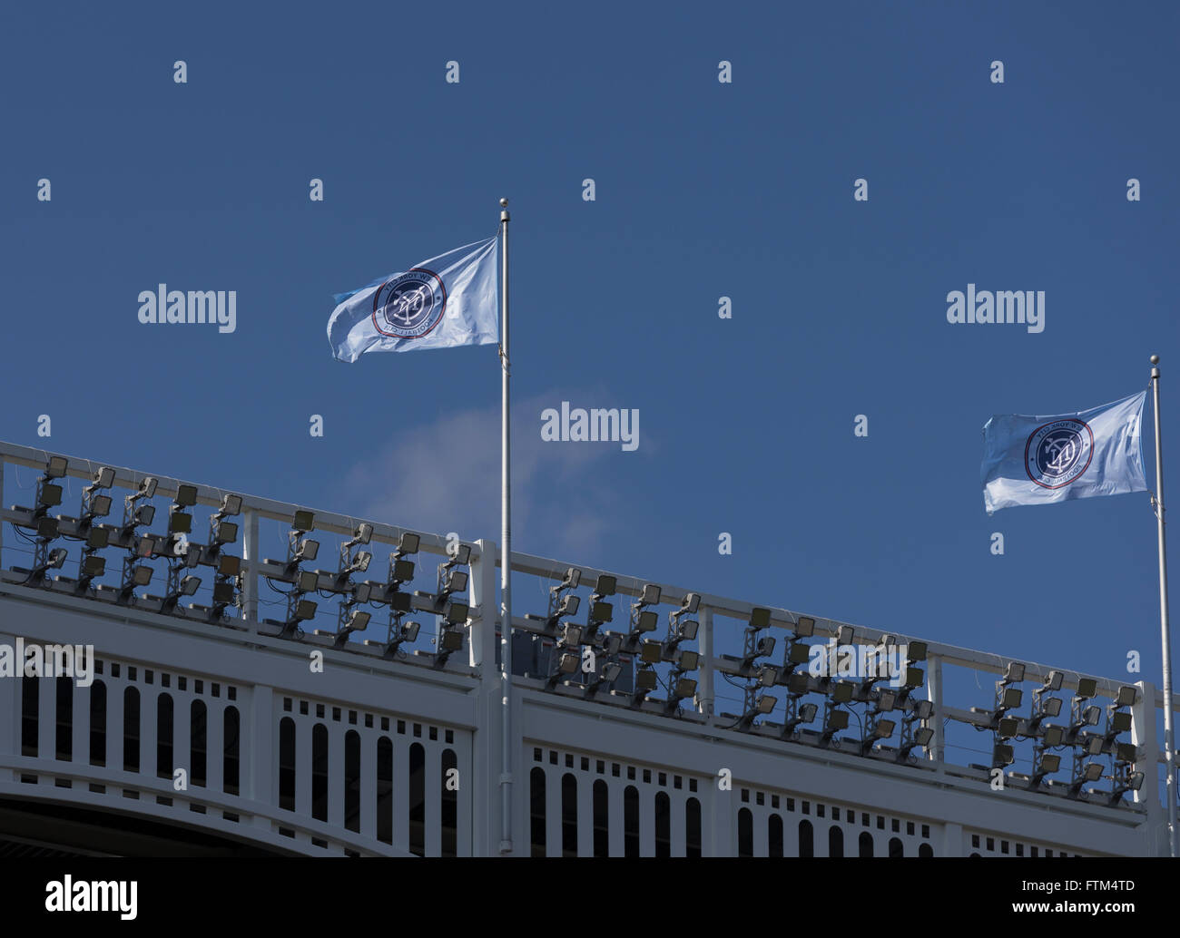 Yankee stadium flags hi-res stock photography and images - Alamy