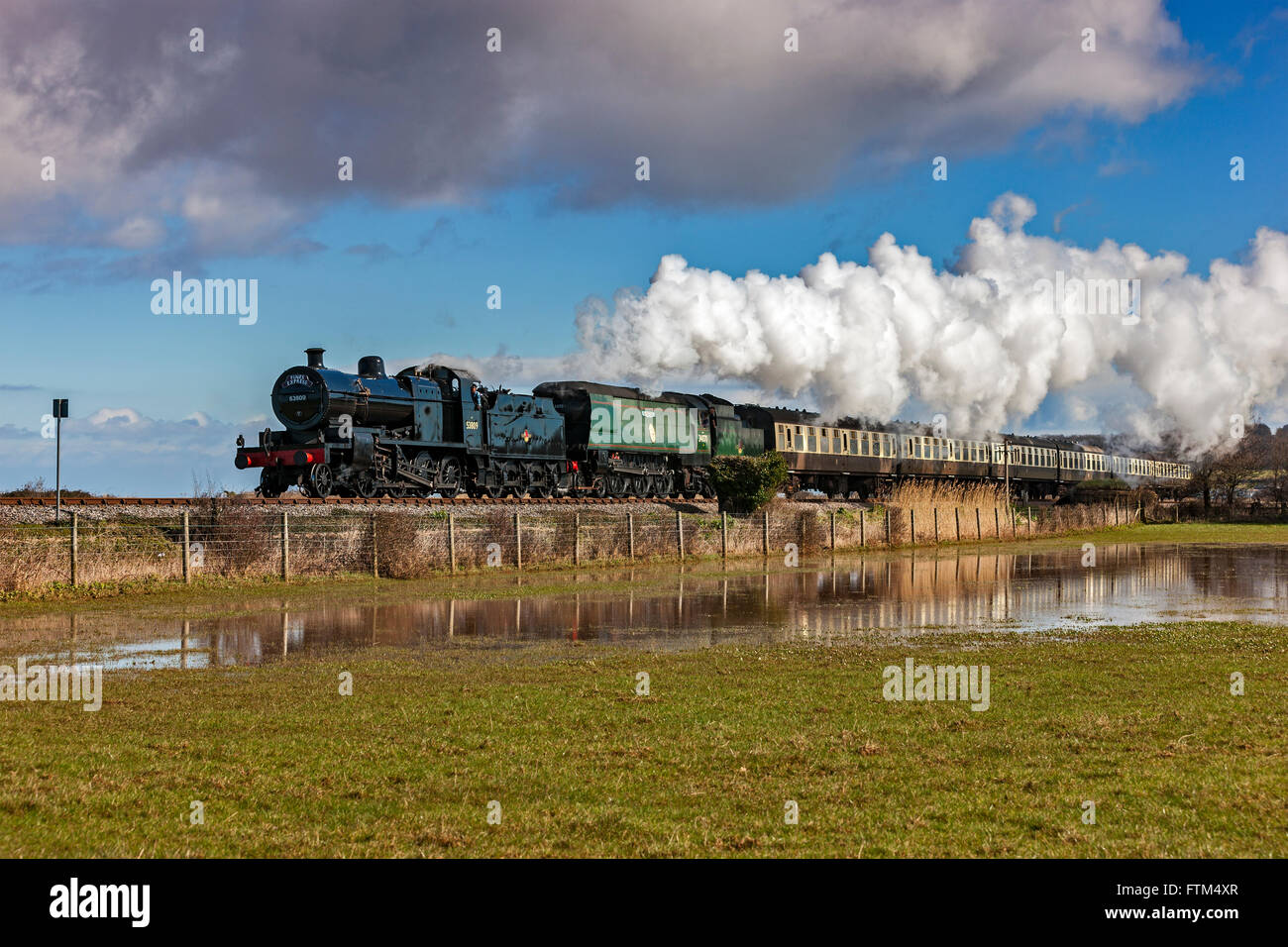 West Somerset Railway Stock Photo - Alamy