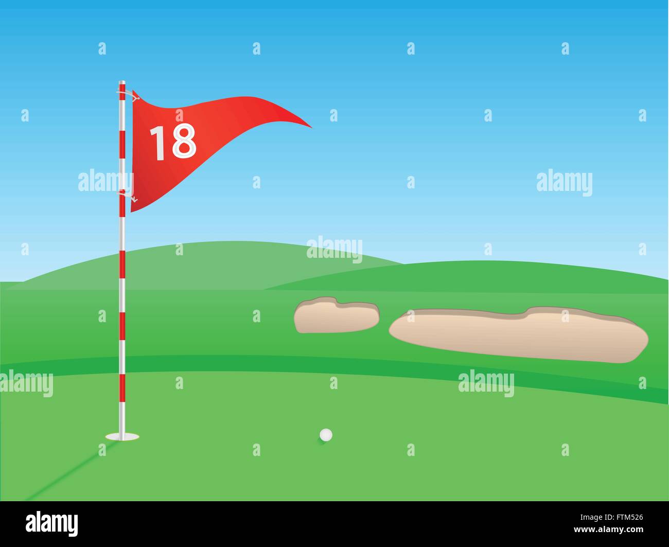 Golf swing illustration hi-res stock photography and images - Alamy
