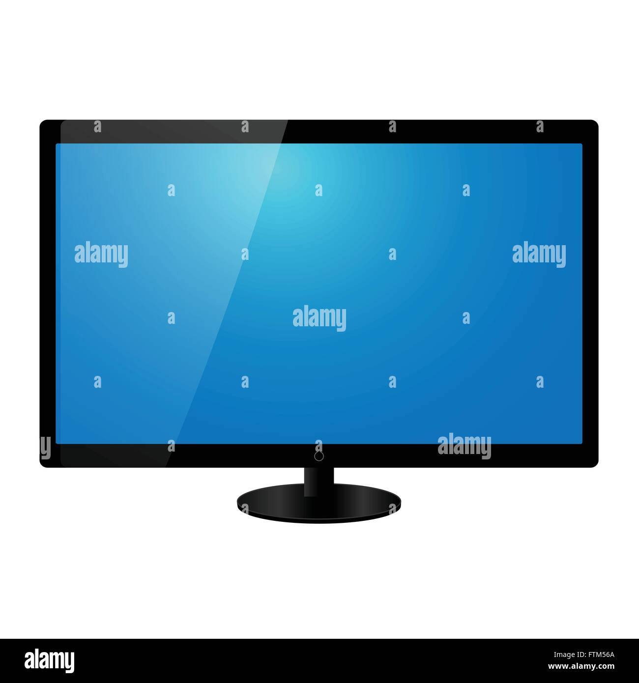 Flat screen tv vector illustration Stock Vector Image & Art - Alamy