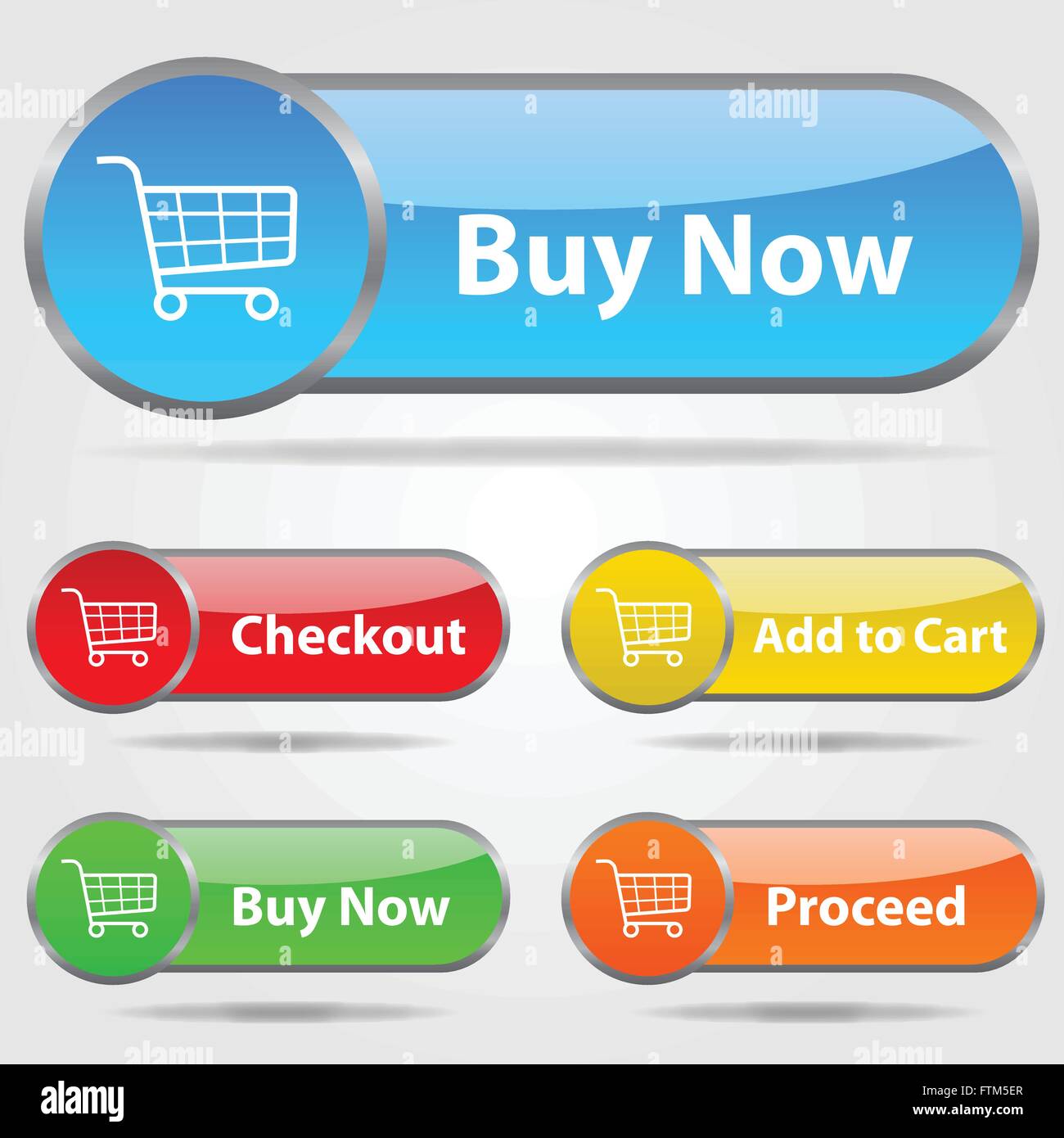 Shopping Checkout Buttons Stock Vector Image & Art - Alamy