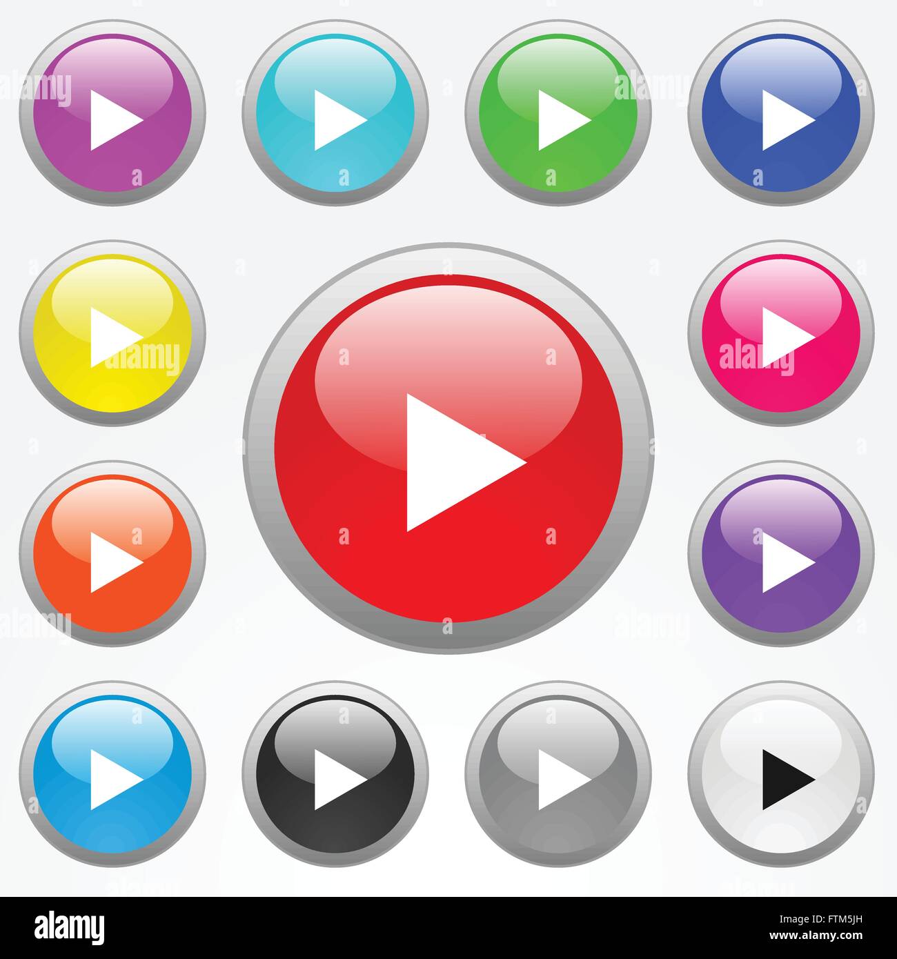 Web Buttons Illustration Stock Vector Image & Art - Alamy