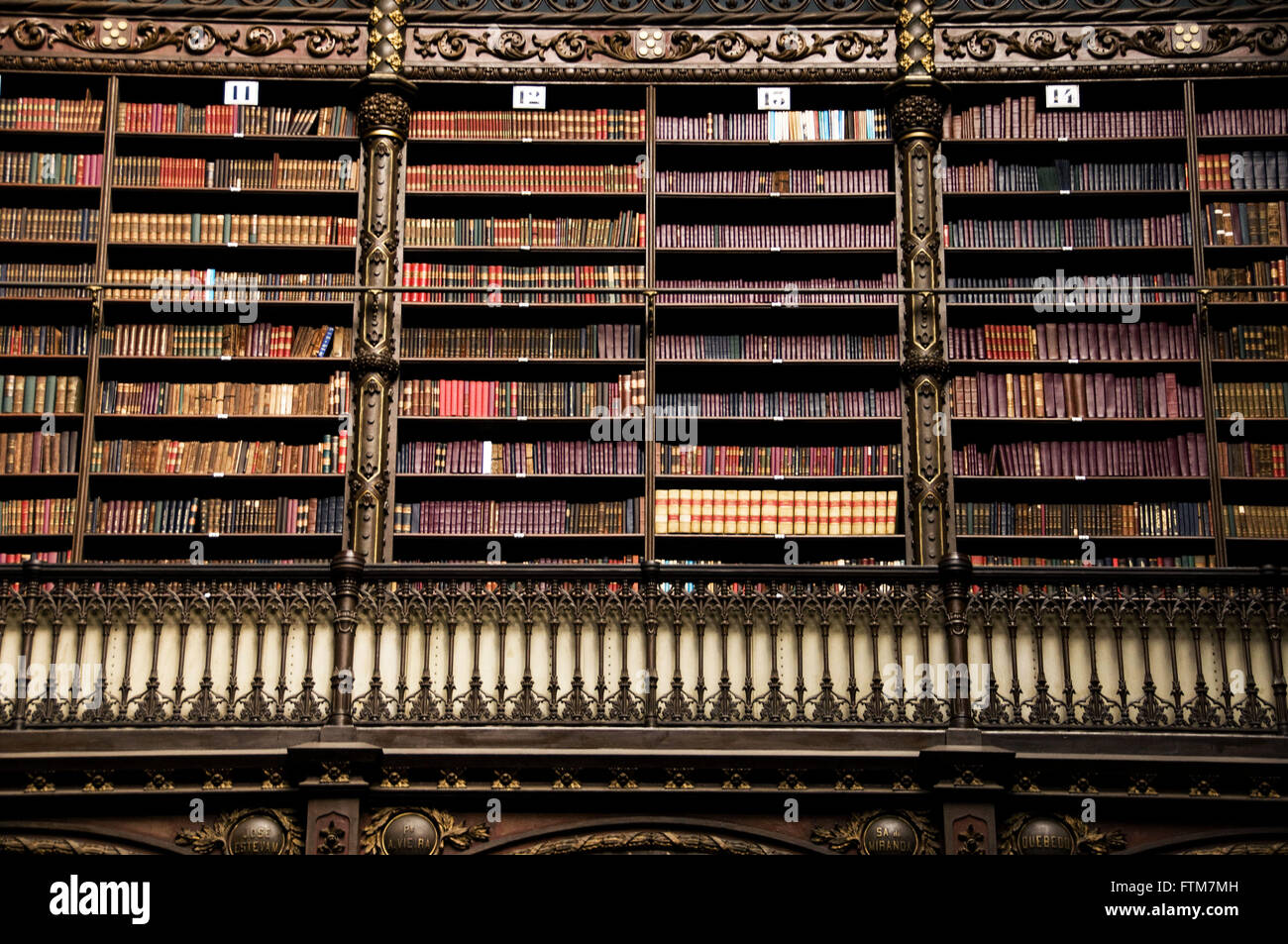 Royal Portuguese Reading Cabinet city of Rio de Janeiro Stock Photo - Alamy