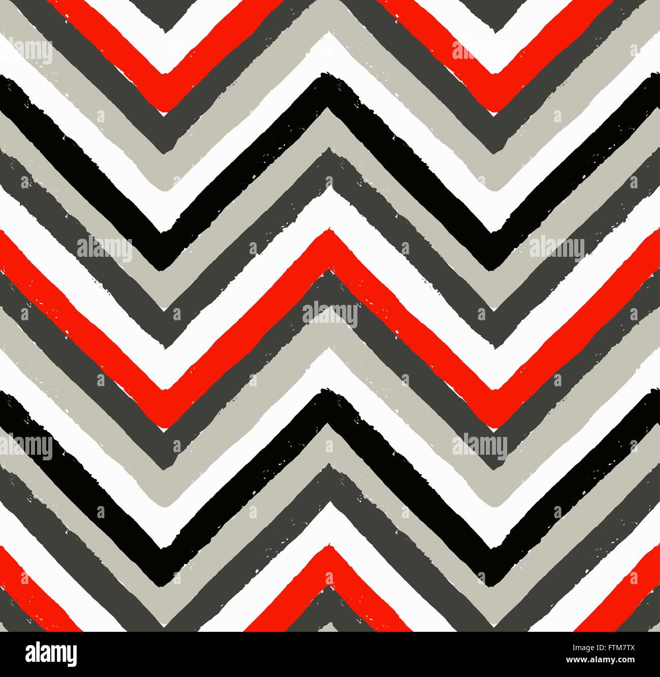 Red and Grey Painted Chevron Pattern Stock Vector Image & Art - Alamy