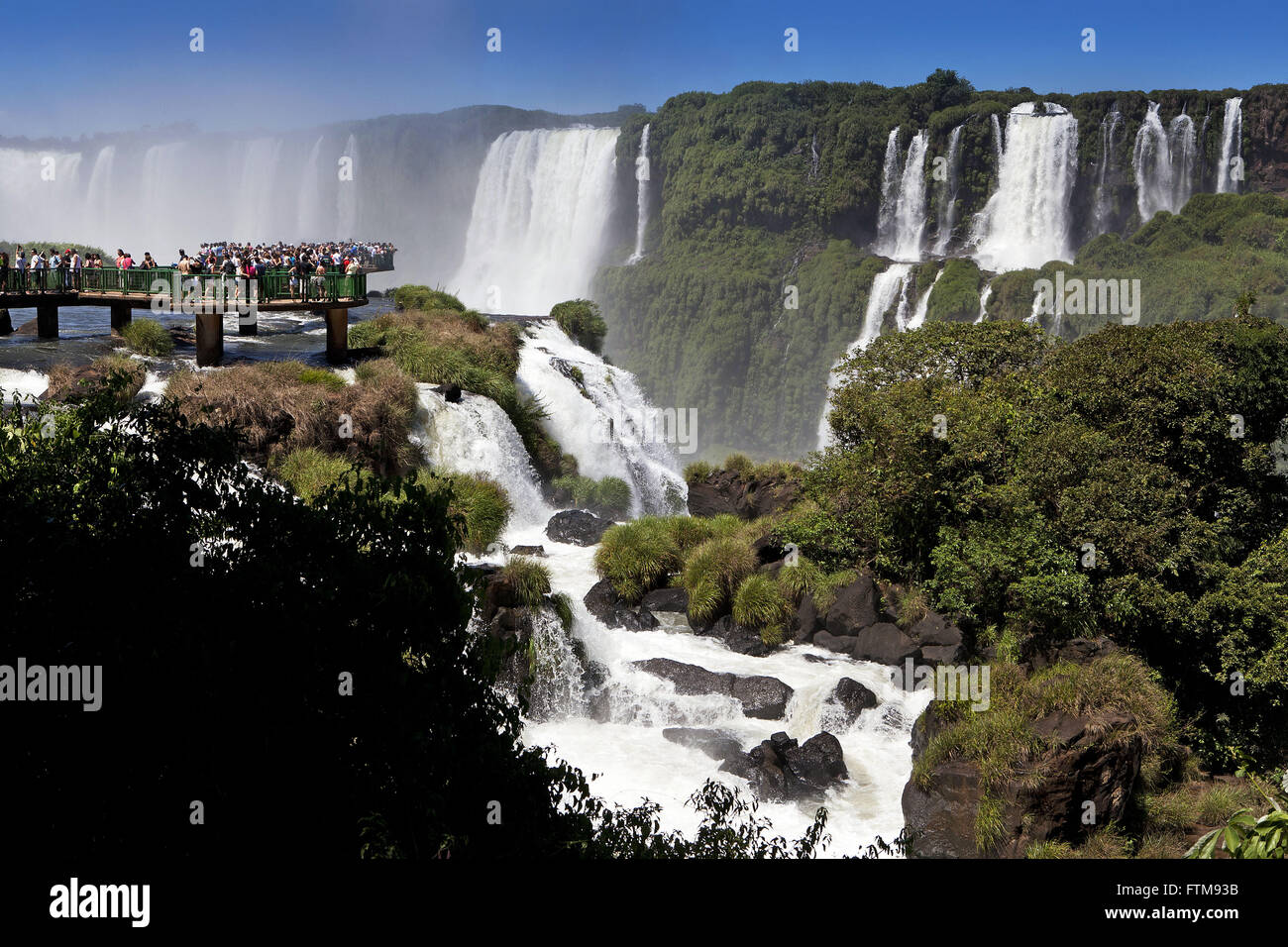 Iguacu Falls in Iguacu National Park Stock Photo - Alamy