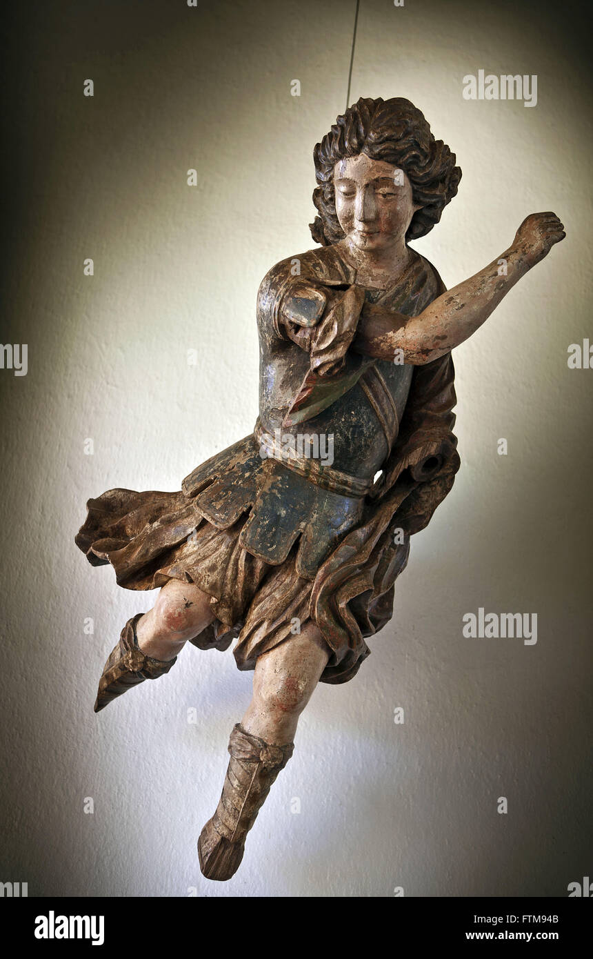 Baroque wood carving of the sixteenth century Sao Miguel Stock Photo ...