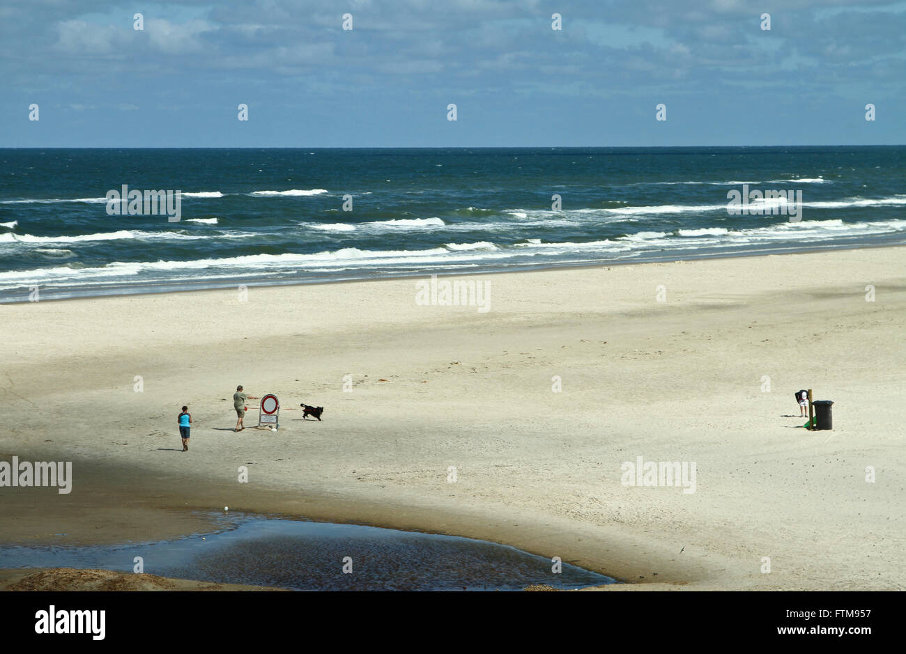 At the beach in the summer in Denmark Stock Photo - Alamy