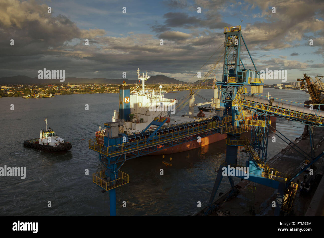 Port of Santos - shipment of sugar for export Stock Photo - Alamy