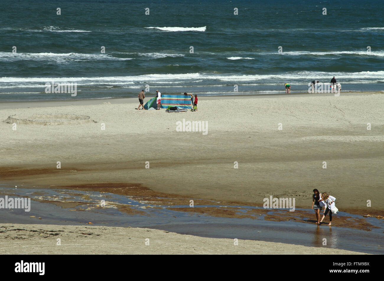 People at the beach in the summer in Denmark Stock Photo - Alamy