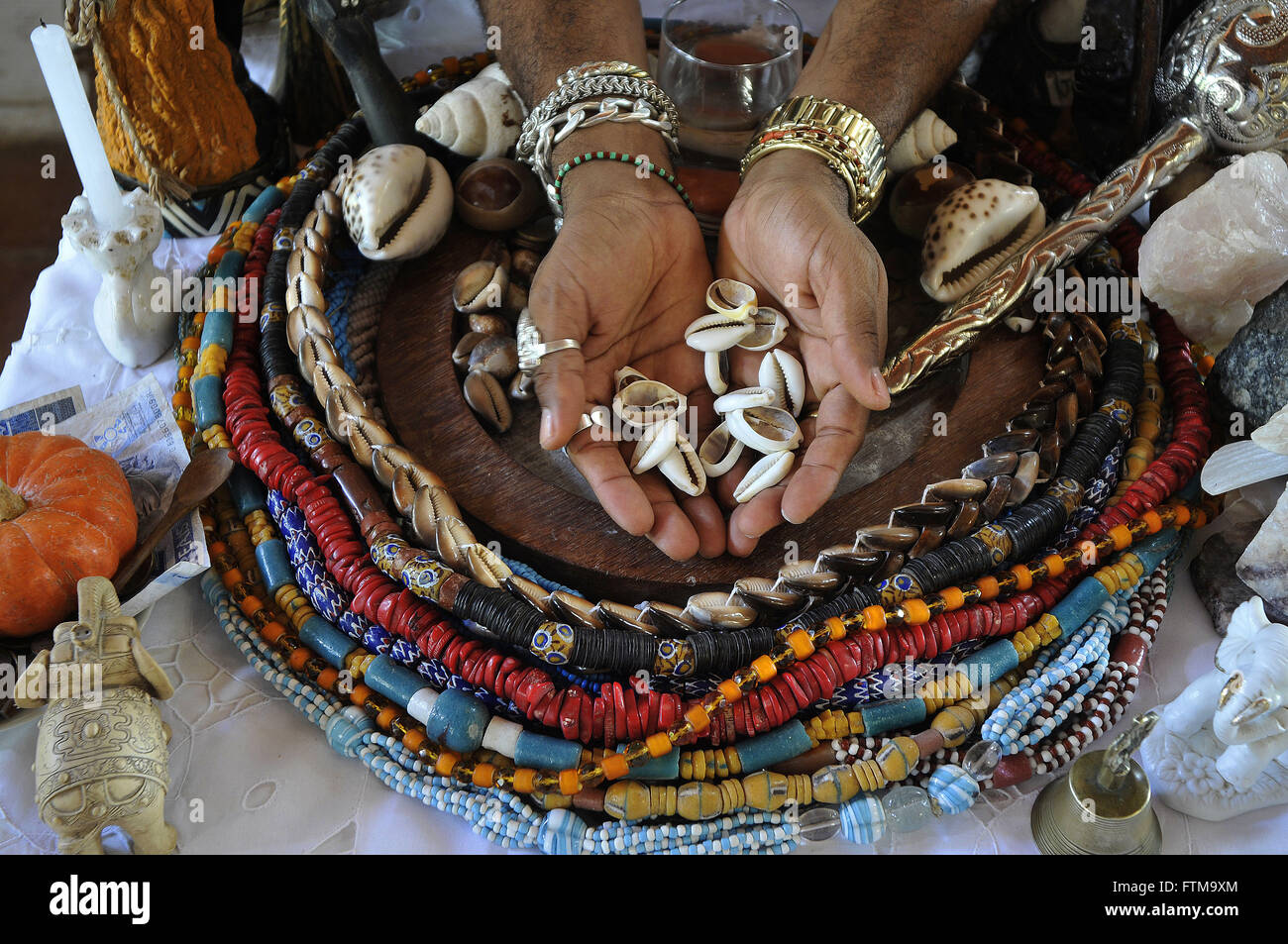 Axe yard Ile Ala Obatalande - Candomble Ketu nation Stock Photo - Alamy