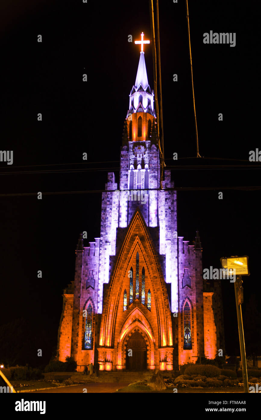 Illuminated church canela in rio hi-res stock photography and images ...