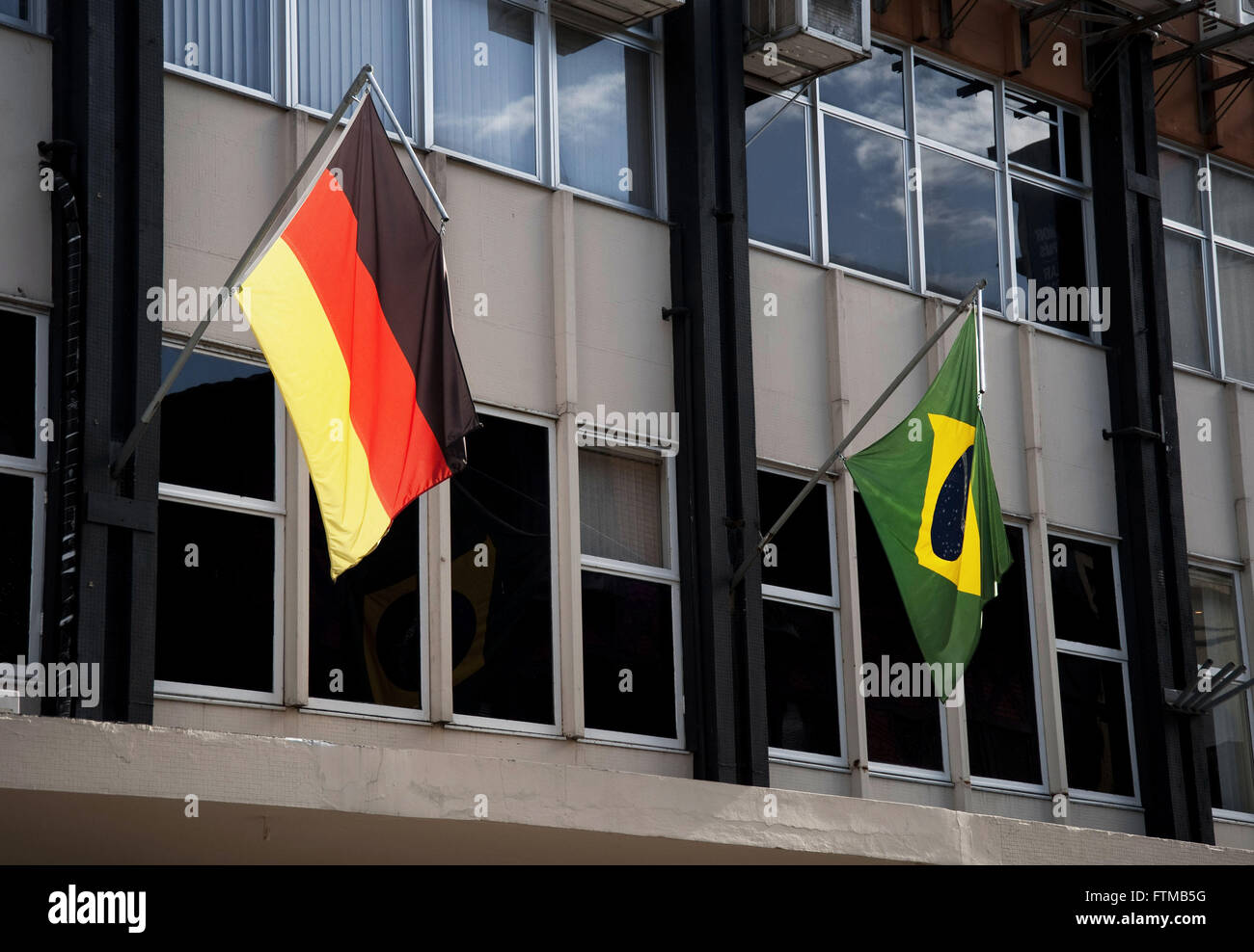 Flags of germany and brazil hi-res stock photography and images - Alamy