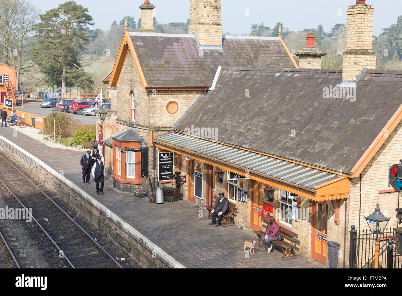 Arley Station on the Severn Valley Railway, Upper Arley, Worcestershire ...