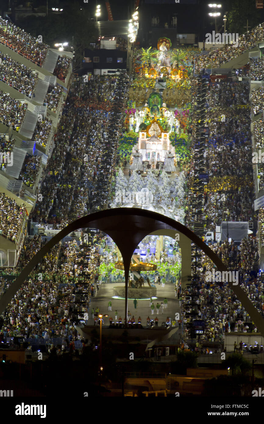 Night view of the city`s Sambadrome in Rio de Janeiro Stock Photo - Alamy