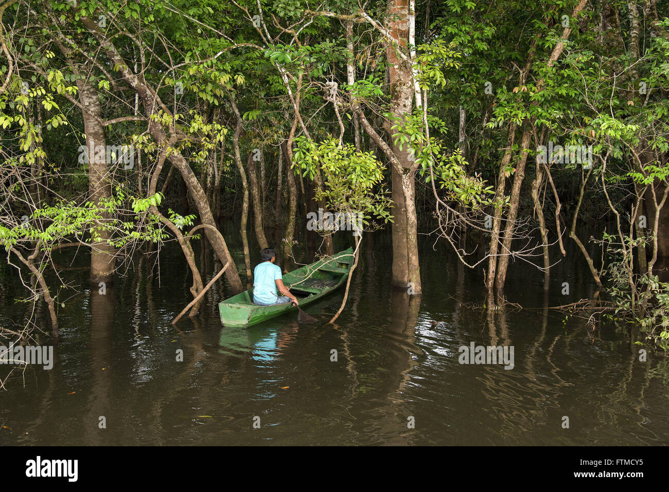 Riverside stream in the Juruena river - the Sao Manoel de Barra region ...