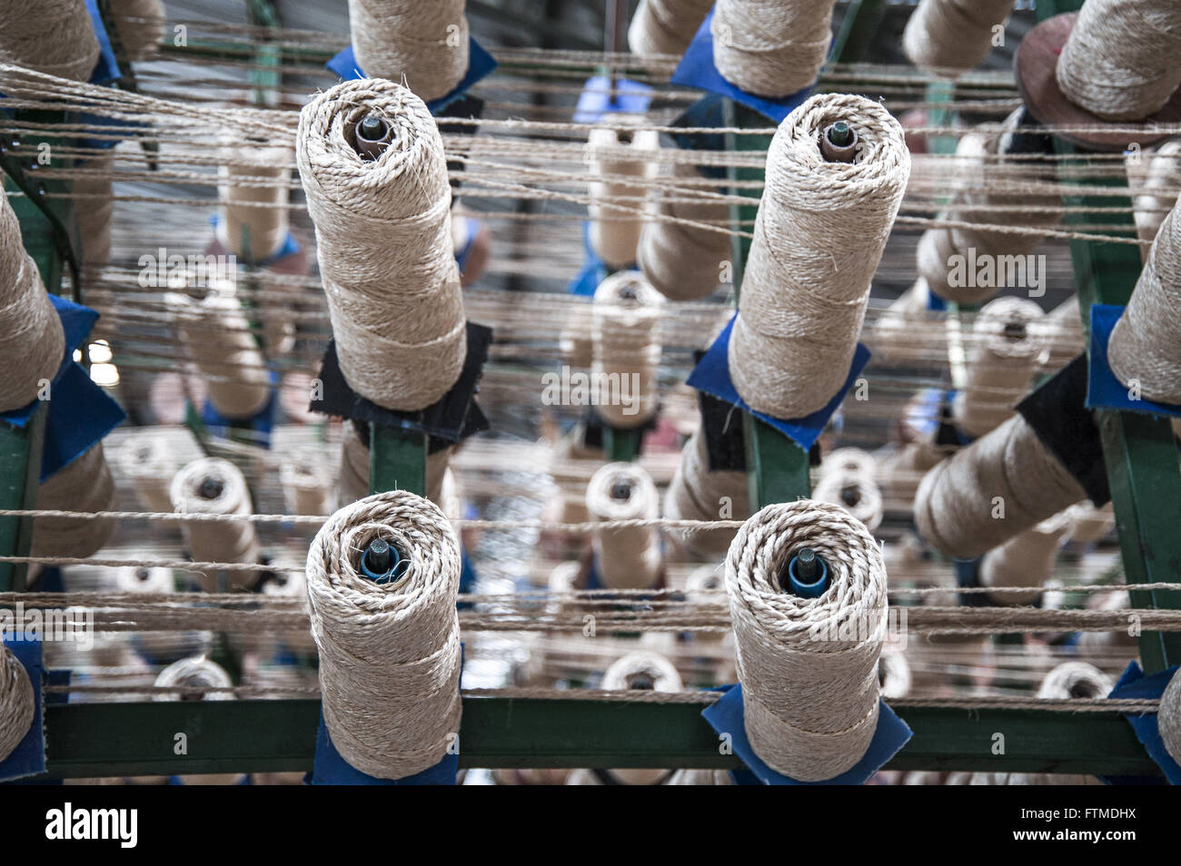 Rolls of sisal yarn produced in APAEB Stock Photo - Alamy
