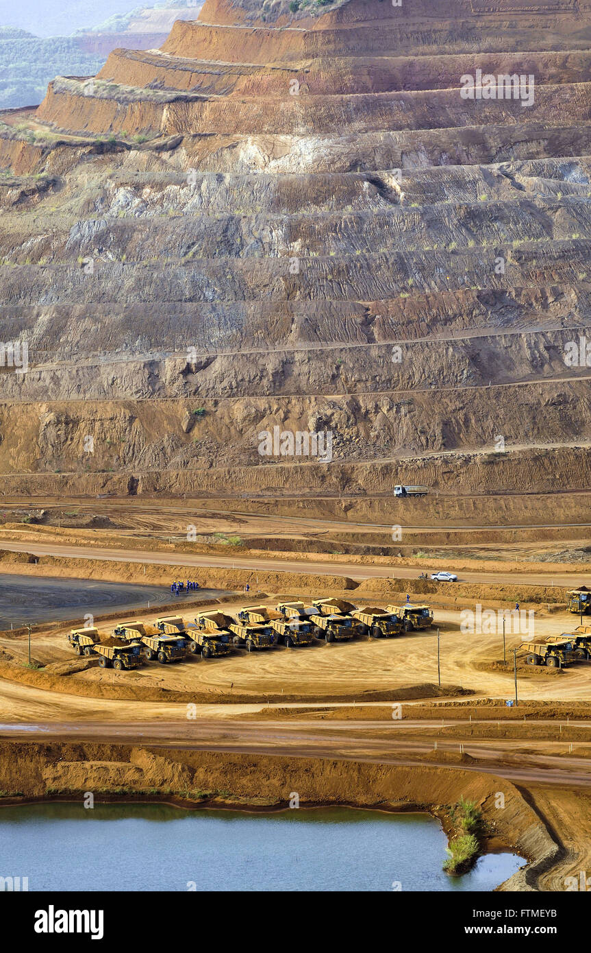 Phosphate mining - Mining Complex Tapira CMT Stock Photo - Alamy