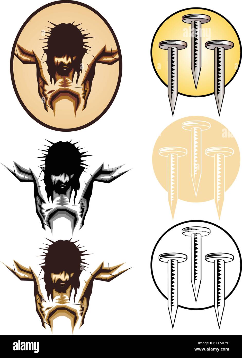 Nails crucifixion High Resolution Stock Photography and Images - Alamy