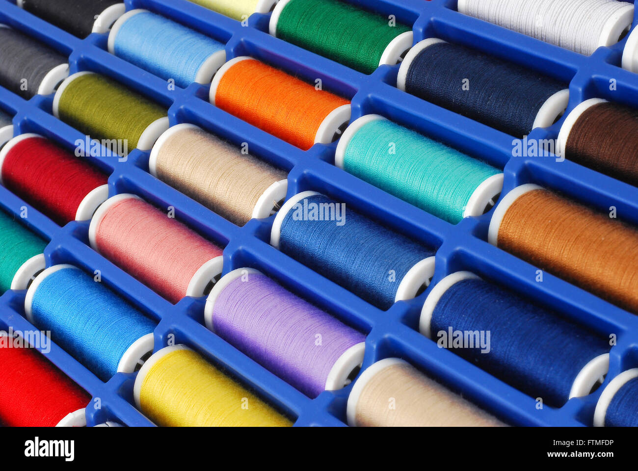 sewing spools kit Stock Photo - Alamy