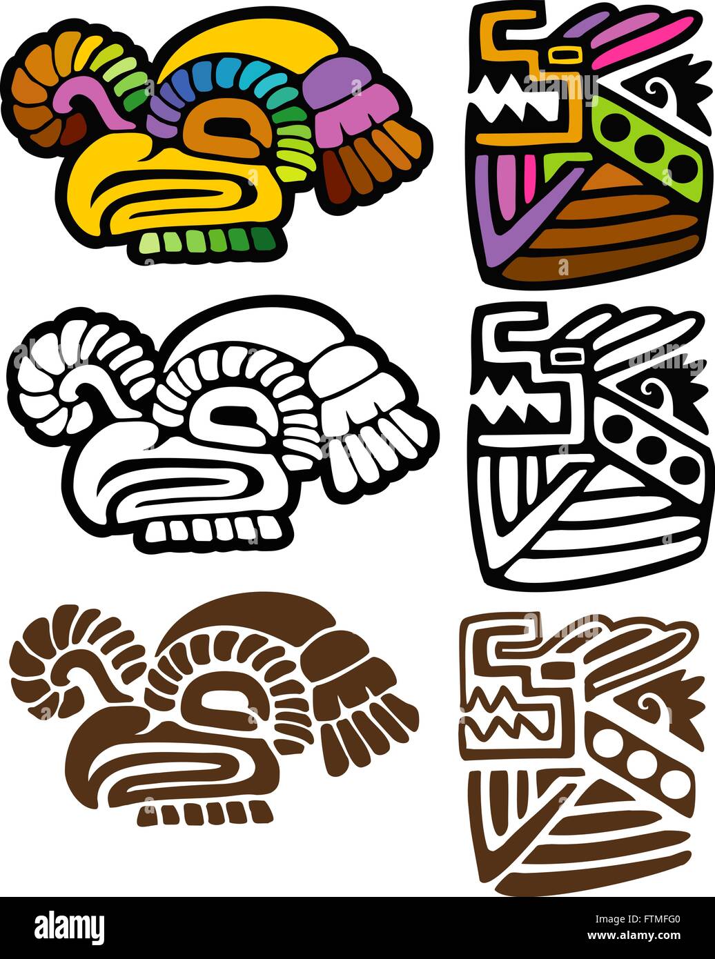 Mayan central Stock Vector Images - Alamy