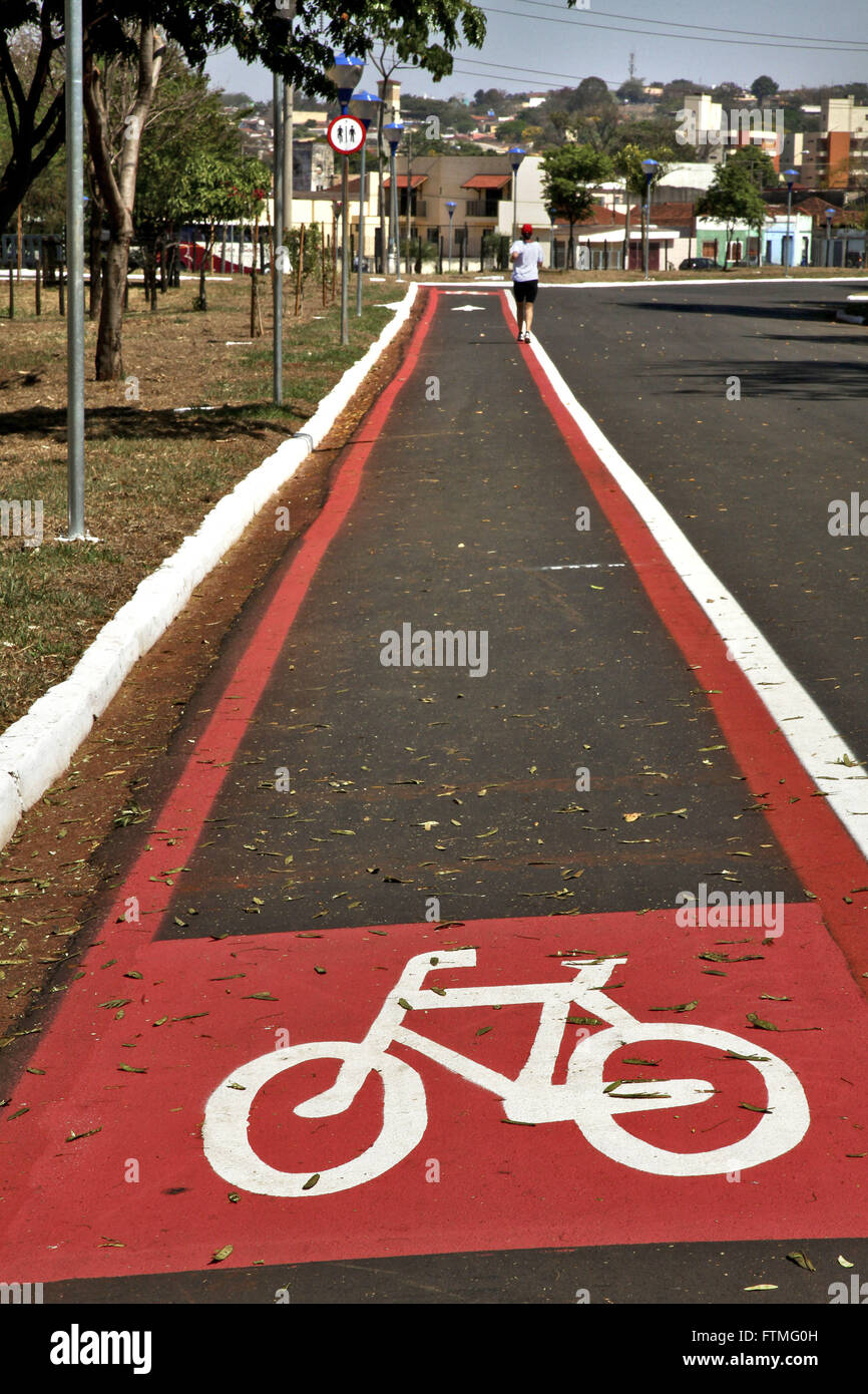 Cycle Route Ecological Park Maurilio Biagi Stock Photo - Alamy