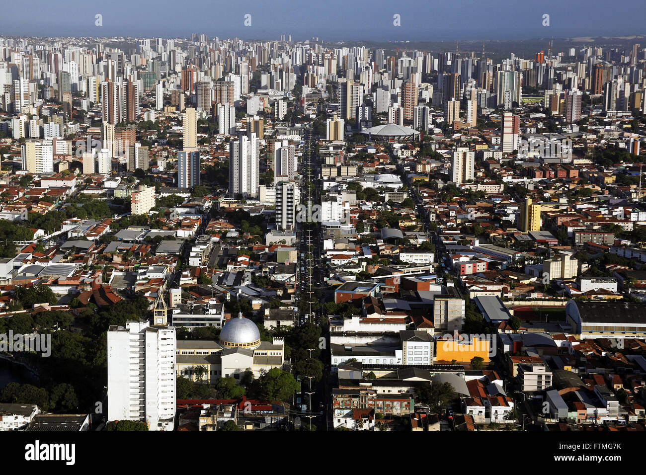 Aerial view of the city of Fortaleza Stock Photo - Alamy