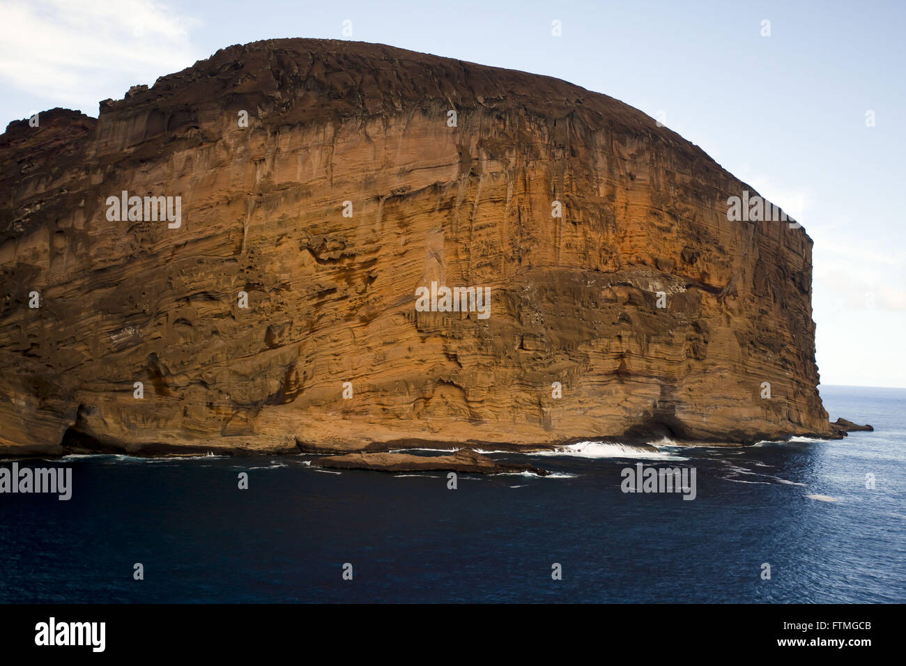 Aerial view of the island of Trinidad in the Atlantic Ocean Stock Photo ...