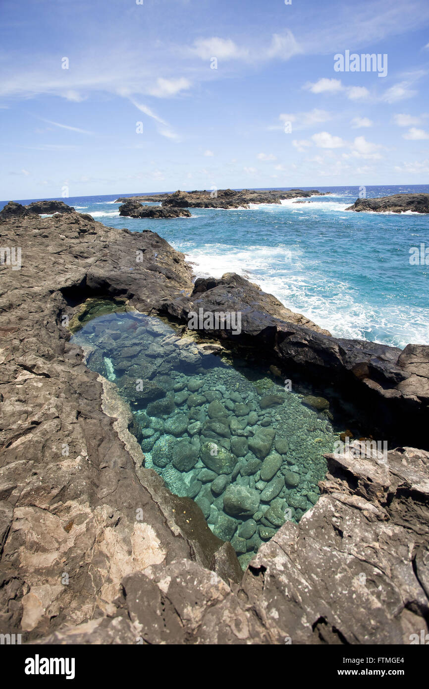 Landscape of the island of Trinidad in the Atlantic Ocean Stock Photo ...
