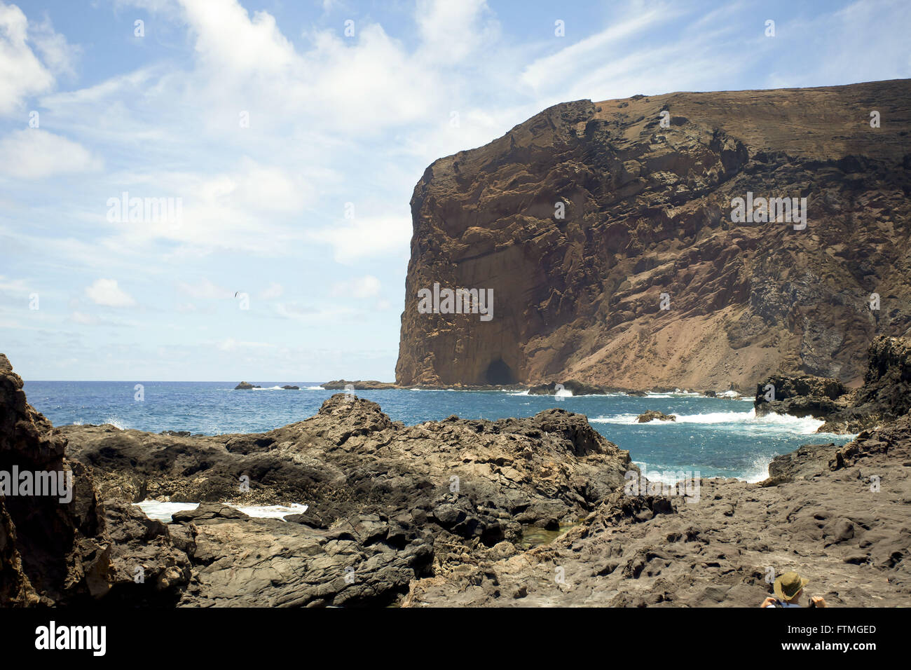 Landscape of the island of Trinidad in the Atlantic Ocean Stock Photo ...
