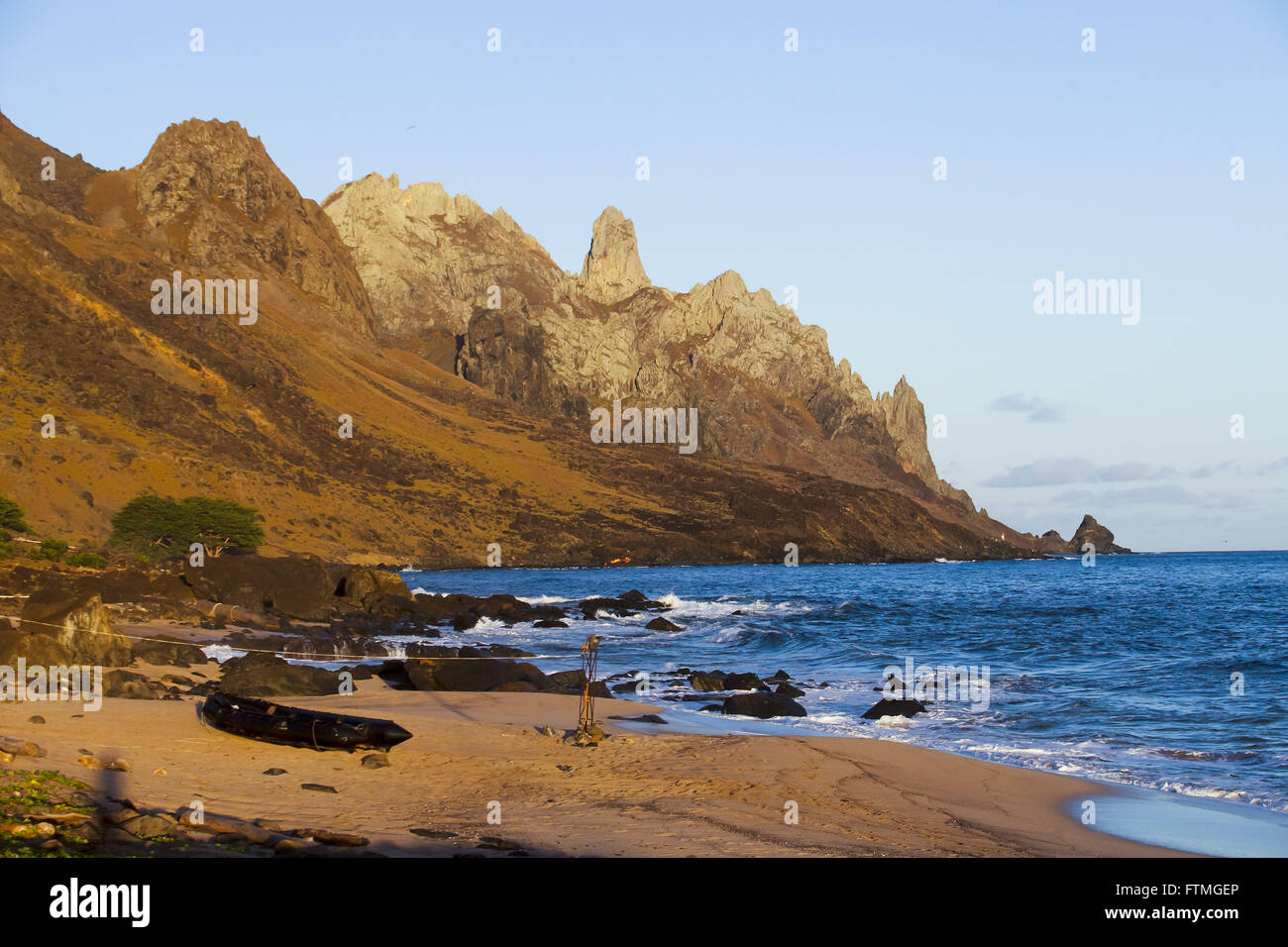 View of the island of Trinidad in the Atlantic Ocean Stock Photo - Alamy